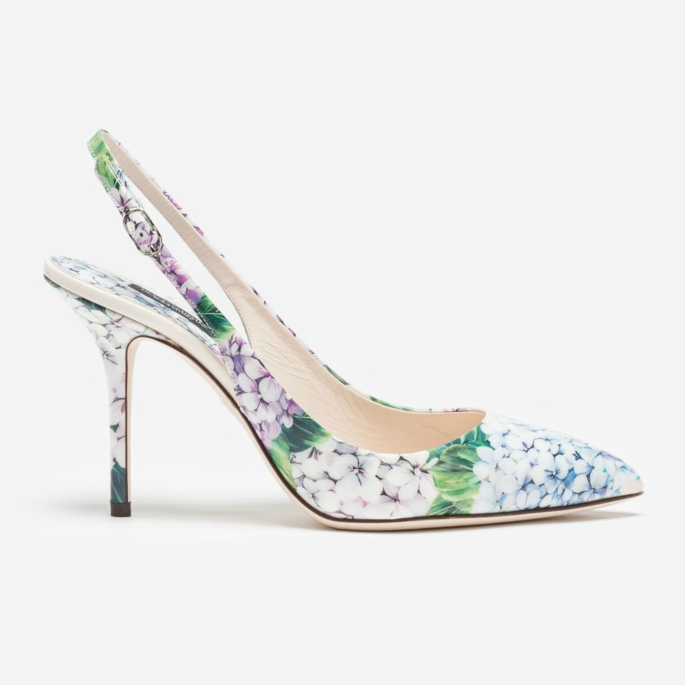 Fantasy Friday – Dolce & Gabbana Hydrangea Printed Shoes – Picking the Day